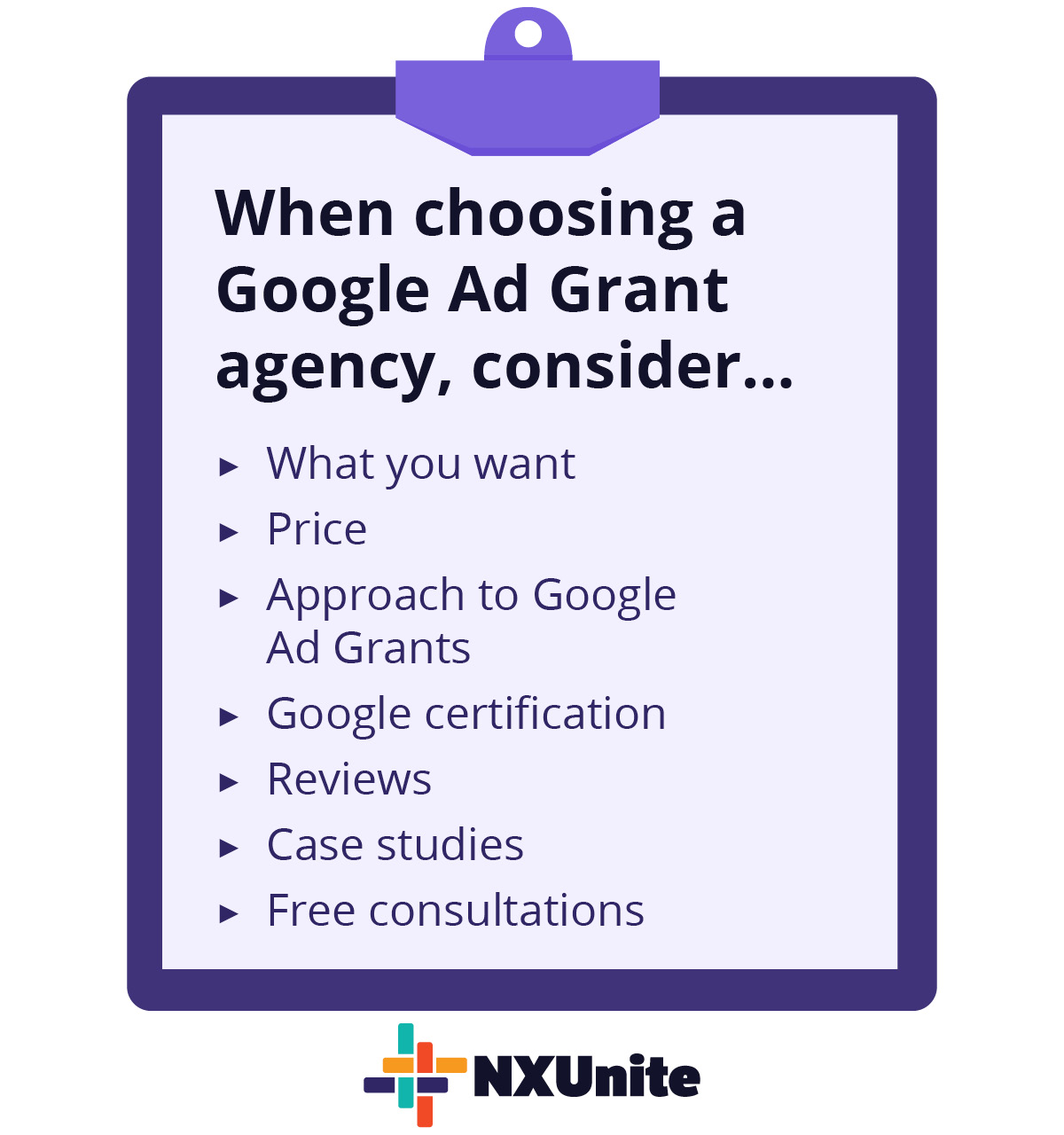 The Complete Guide to Google Ad Grant Agencies: 5 Options - NXUnite by Nexus Marketing